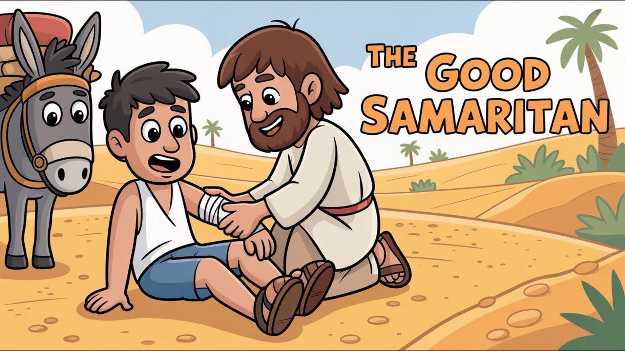 The Good Samaritan | Read Aloud Bible Story for Kids|My Faith Stories ...