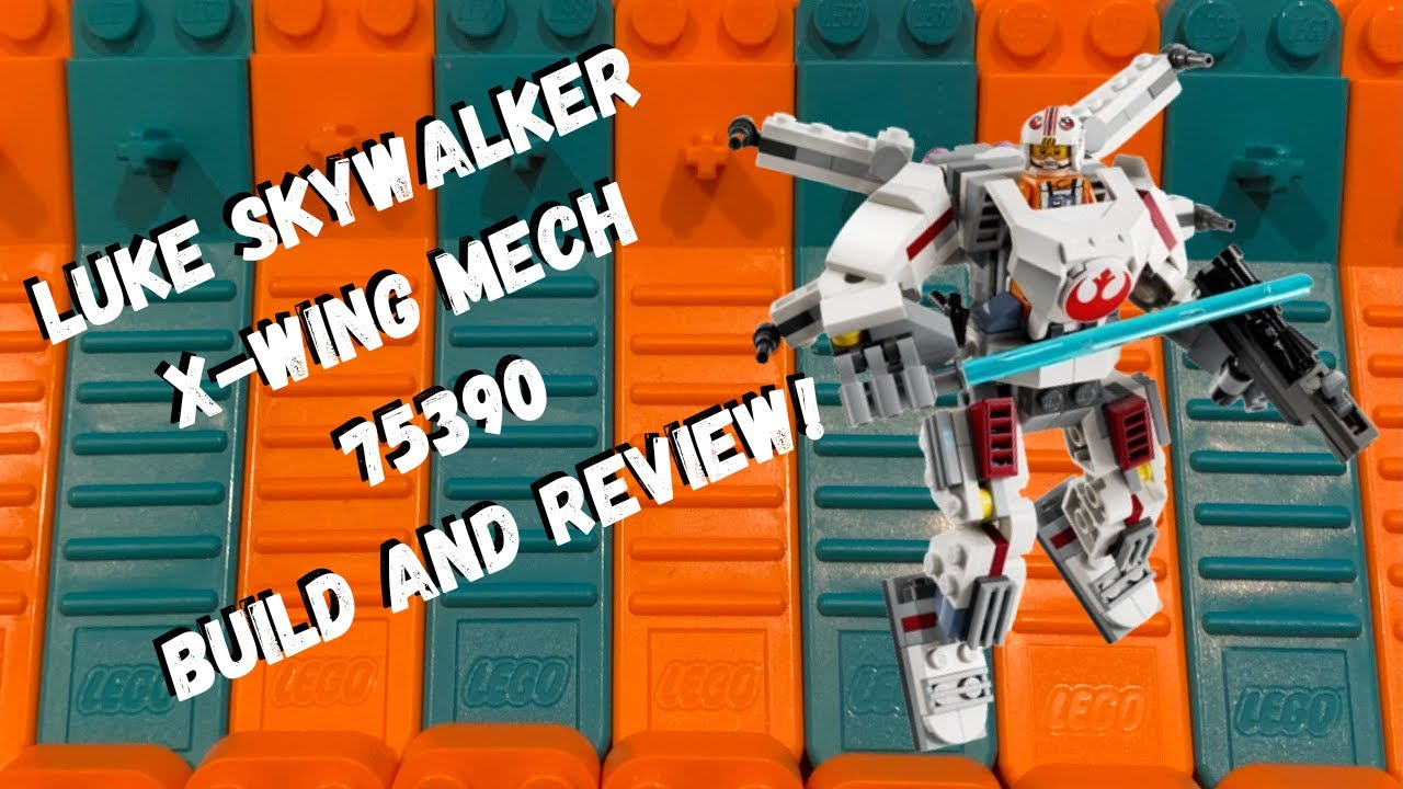 LEGO Star Wars Luke Skywalker X-Wing Mech 75390 Build and Review! Push ...