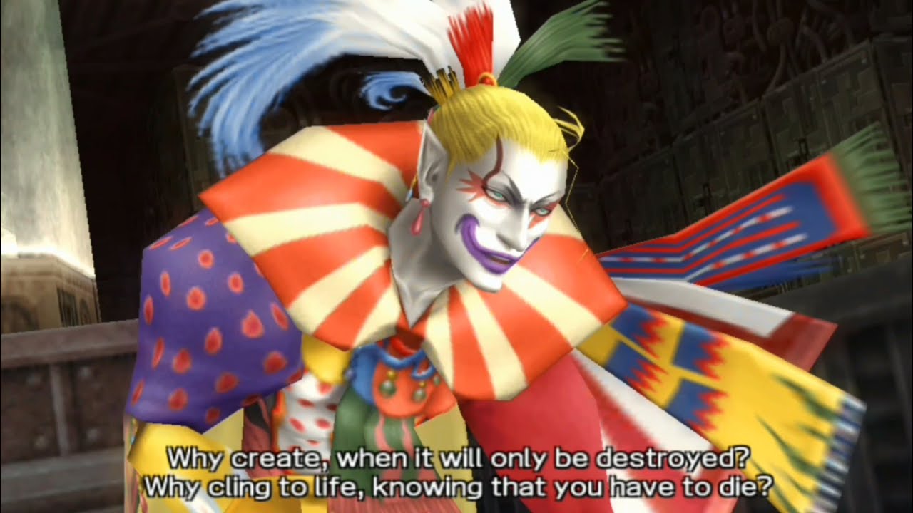 Why cling to life, knowing that you have to die? | Dissidia 012 Final ...