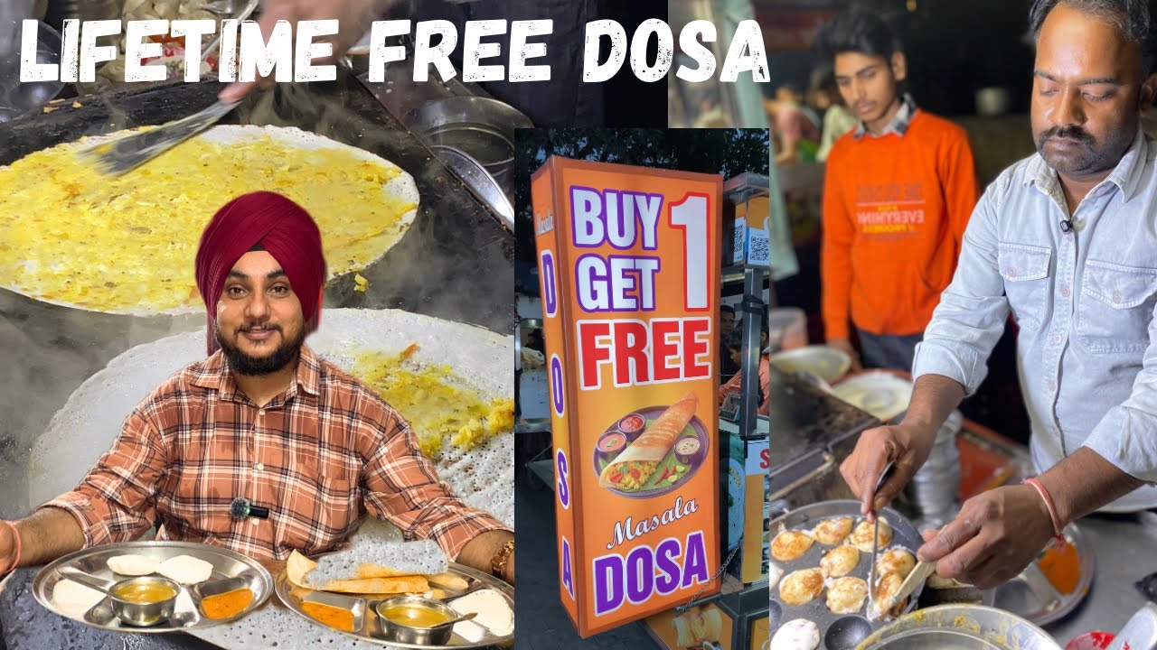 Jagadhri Mein Aisa Bhi Hota Hai? 😳 Free Dosa & Rasam || South Indian ...