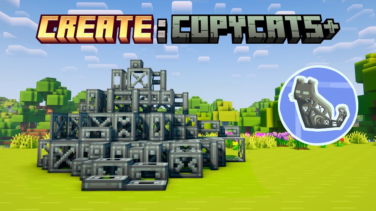 Гайд и Эксперименты по Create:Copycats+ | 1.18.2-1.20.1 - YouTube