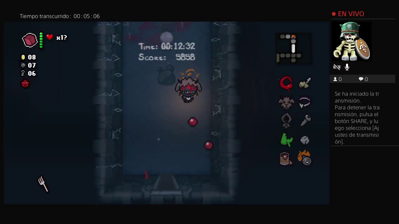 The binding of isaac afthervird #35 goat head - YouTube