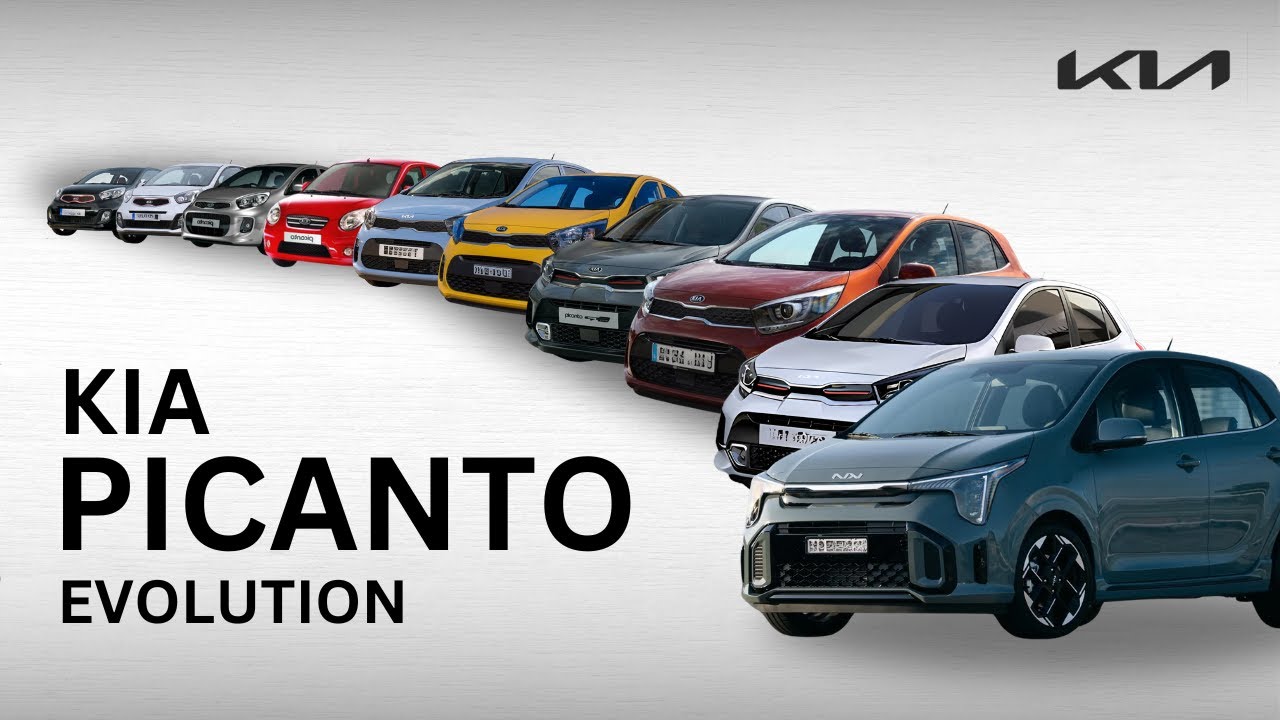 Evolution of Kia Picanto Series ( Base Model & GT-Lines ) From 2004 ...