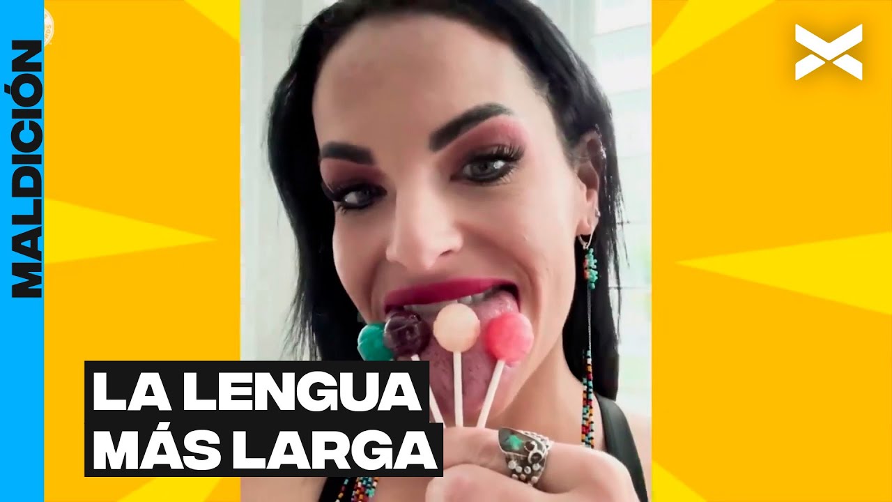 La Mujer Con La Lengua MÁs Larga Del Mundo Maldicion Youtube