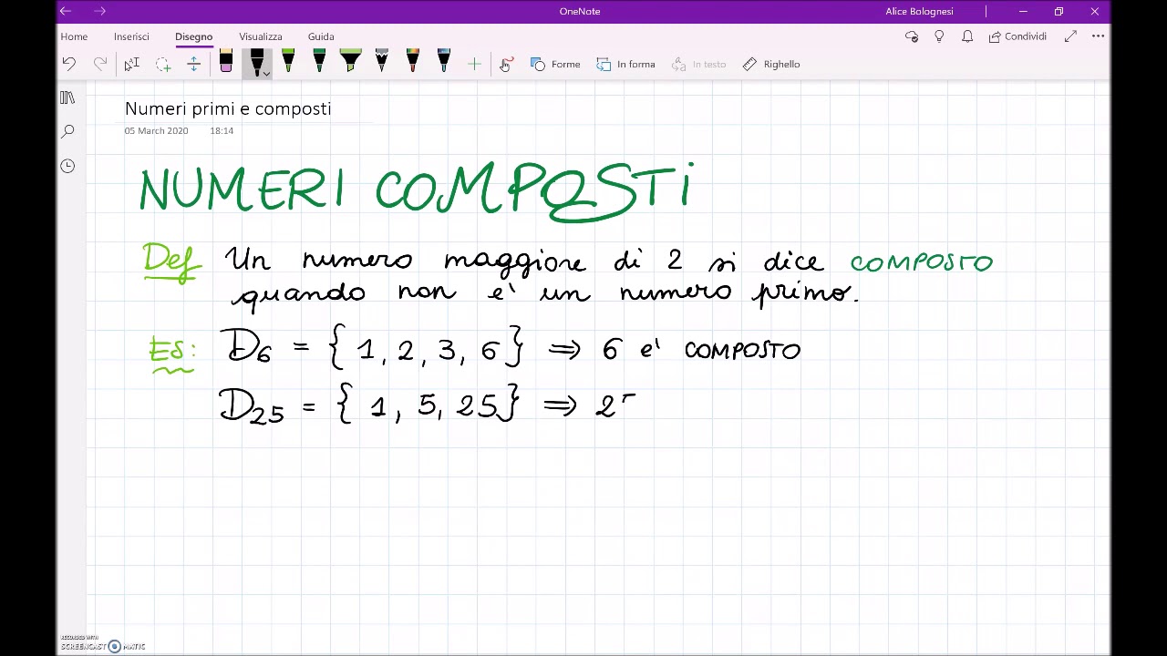 Numeri primi e numeri composti - YouTube