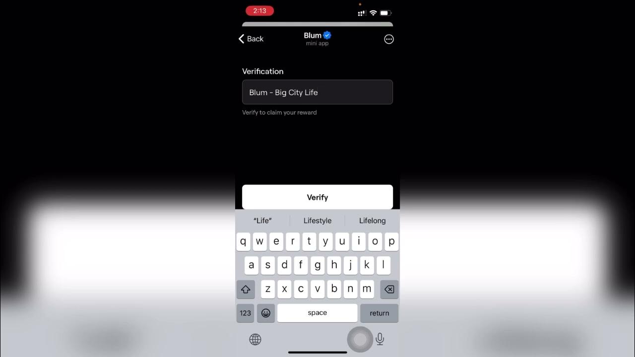 Blum today verify code | Blum track Quest code | play track & type track name keyword verify ...
