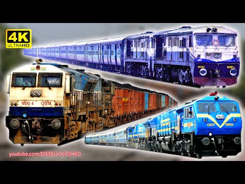 DOUBLE DIESEL ENGINES | WDP 3A, WDG 4, WDM 3A, WDG 3A, WDG 4D, WDP 4D ...