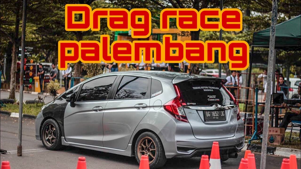 Drag race palembang honda jazz gk5 di jakabaring - YouTube