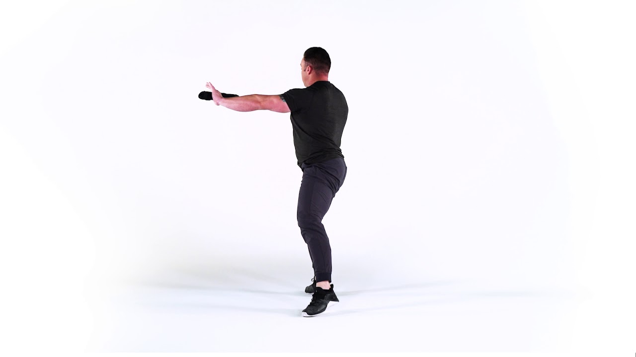 ROTATIONAL REVERSE LUNGE & TURN - YouTube