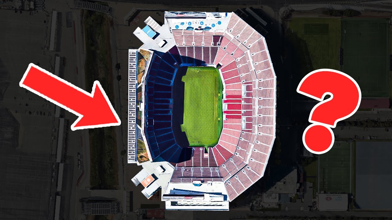 Why is Half of this Stadium Missing? - YouTube