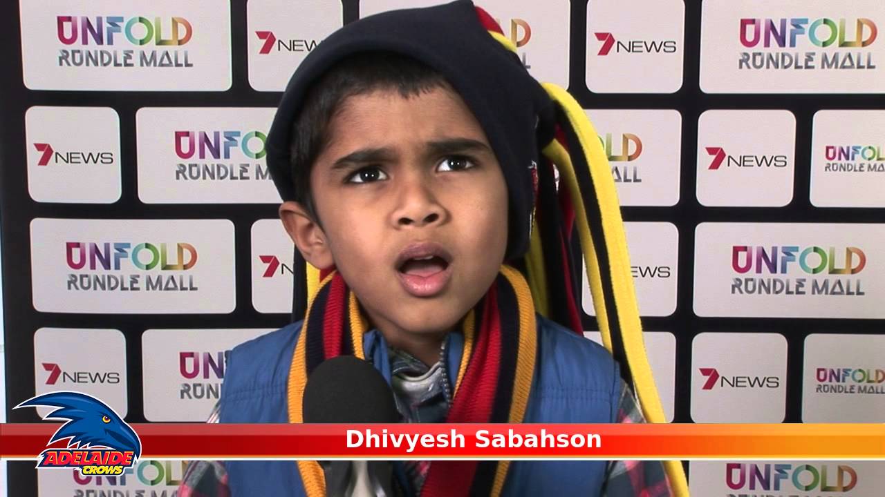 Dhivyesh Sabahson - 7 News Crows Experience - YouTube