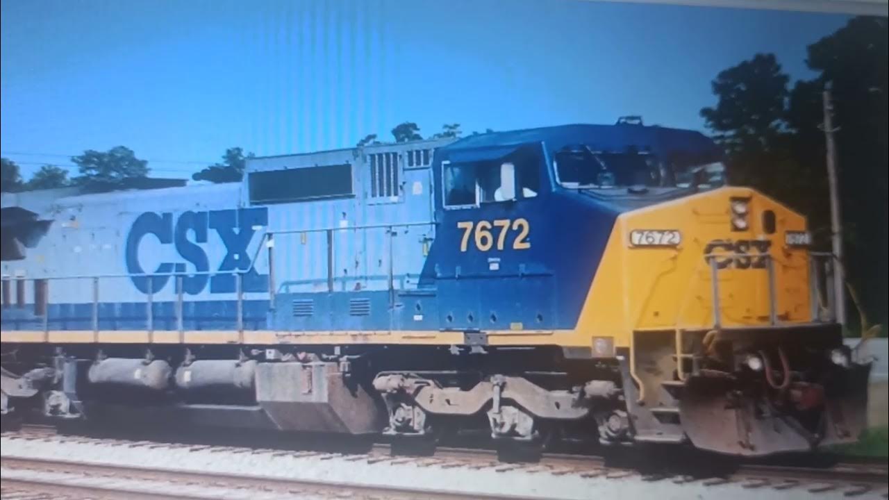 CSX YN2 C40-8W #7672 (official video). - YouTube