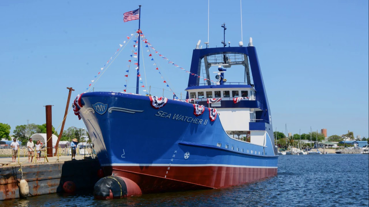 Martin Truex's Clam Boat " Sea Watcher II " Launched by Patti Marine ...