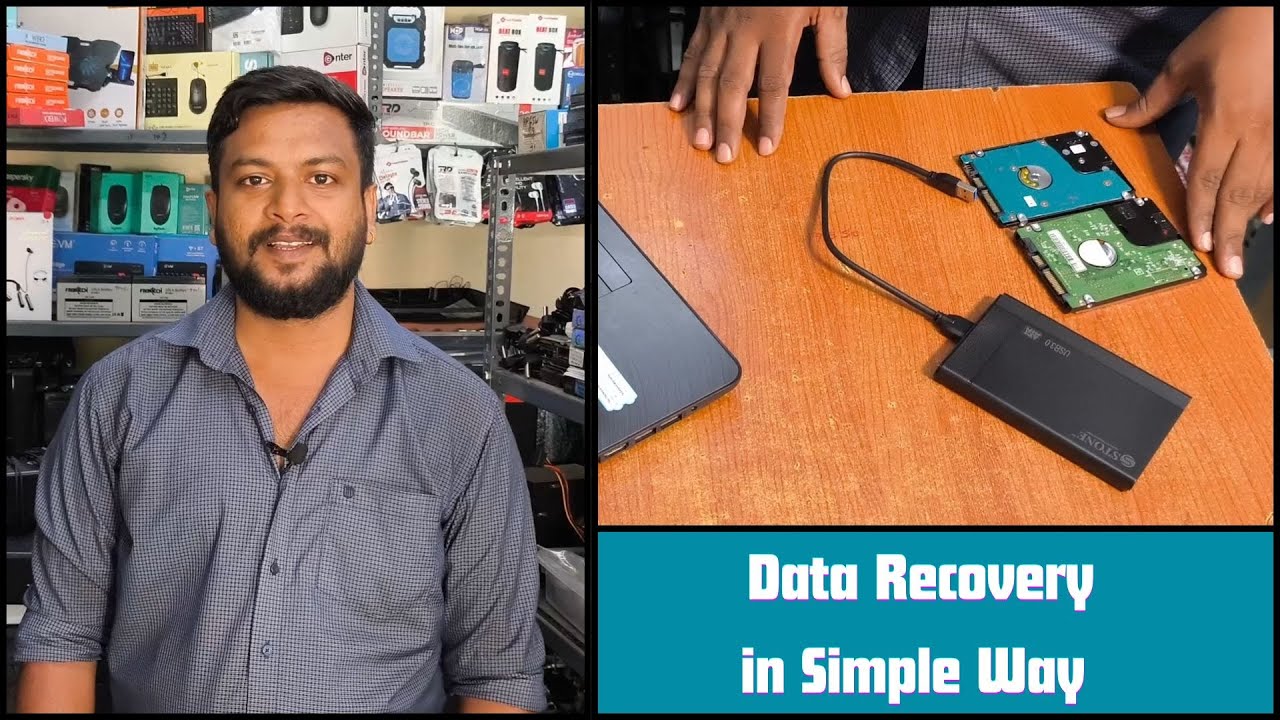 Data recovery from laptop hard disk - YouTube