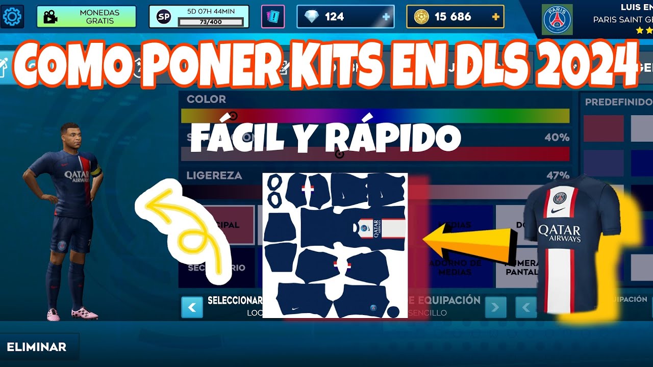 Usa este método para poner kits en dls 24 fácil y rápido 💯 - YouTube