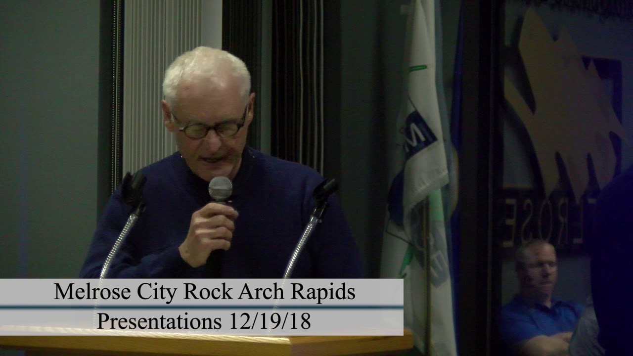 City of Melrose Rock Arch Rapids Presentation - YouTube