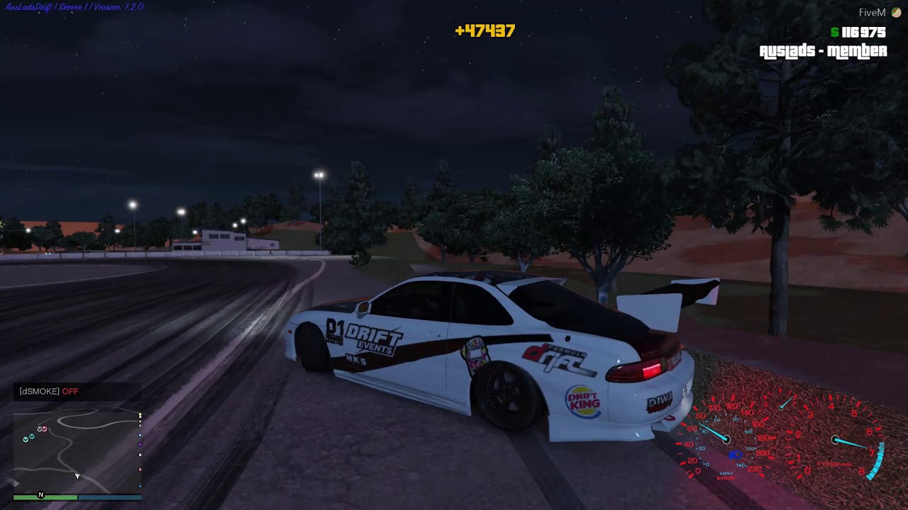 FiveM 2 {#1} AusLadsDrift OCE Drift Server 100+ Custom Cars FreeRoam ...