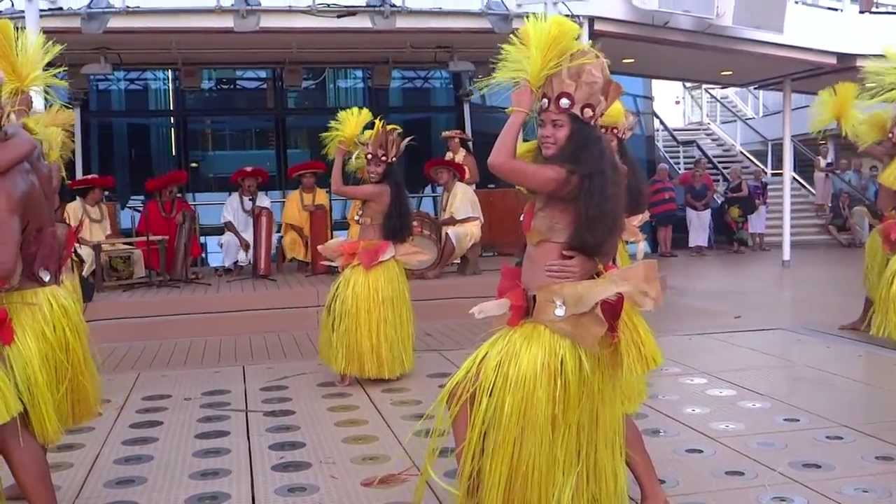 CELEBRITY SOLSTICE TAHITIAN DRUM DANCE in PAPEETE HD 1080p - YouTube