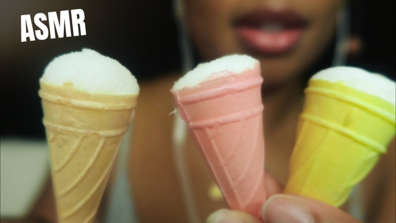 ASMR | S’mores Marshmallows Ice Cream Cones 🍦🍫 - YouTube