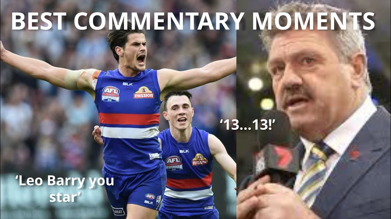 AFL best commentary moments getting increasingly more ICONIC - YouTube