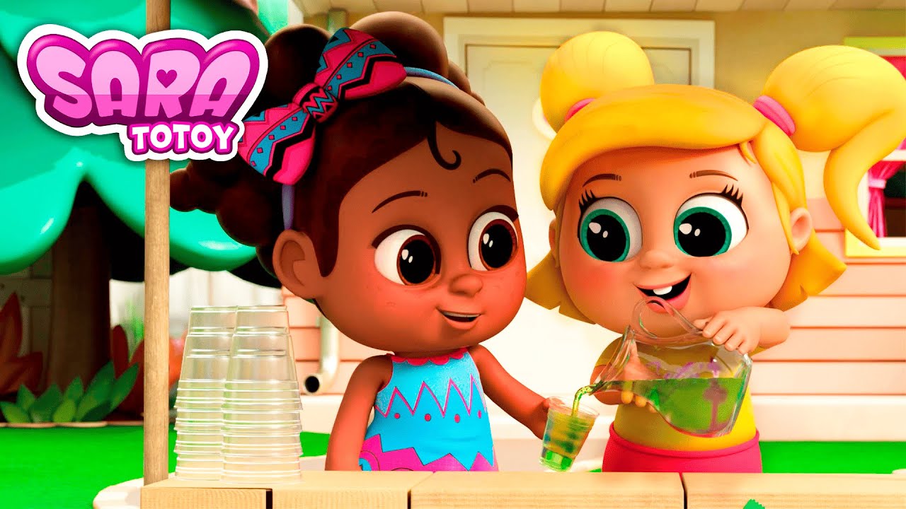 Educational Children's Cartoon - The story of Sara playing Grocery ...