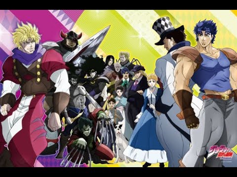 جميع حلقات JOJO Bizarre adventure P1 & P2 - YouTube