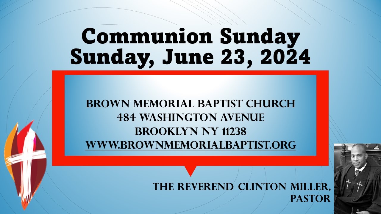 "Wash Me Real Good", Sunday, June 23, 2024, Rev. Clinton Miller, Pastor ...