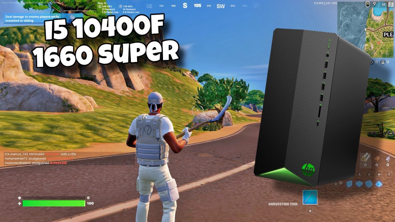 Hp Pavilion Gaming Desktop Fortnite Fps Test chapter 5 Performance mode ...