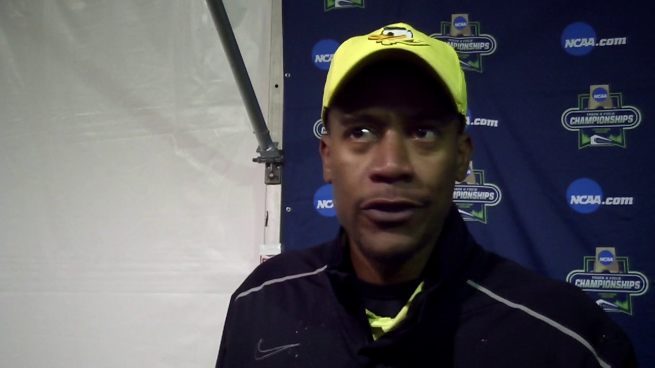 Coach Robert Johnson after Oregon completes 2016-17 triple crown - YouTube