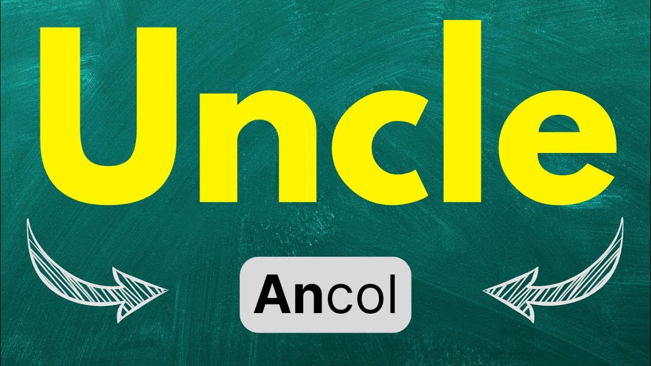 Cómo pronunciar: 'Uncle' 'Tío' en inglés Americano con ejemplos - YouTube