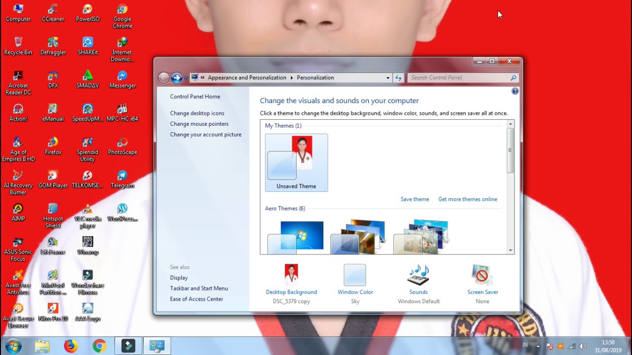 Mengubah Gambar Layar Desktop - YouTube