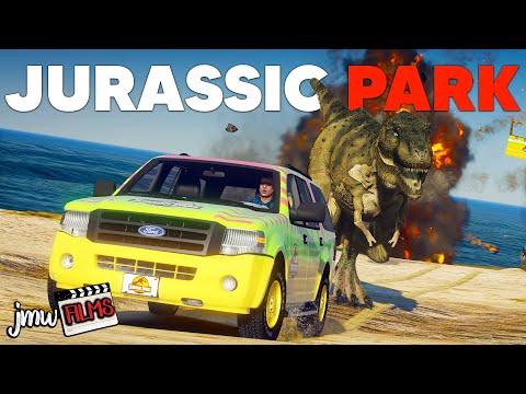 T-REX ESCAPES IN JURASSIC PARK! | PGN # 266 | GTA 5 Roleplay