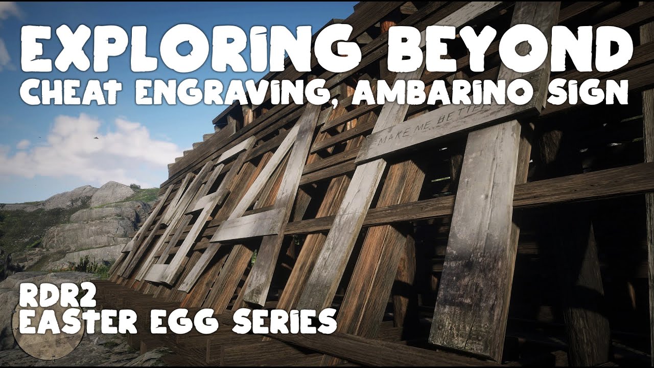 RDR2 | Ambarino Sign, Cheat Location #16.2 - YouTube