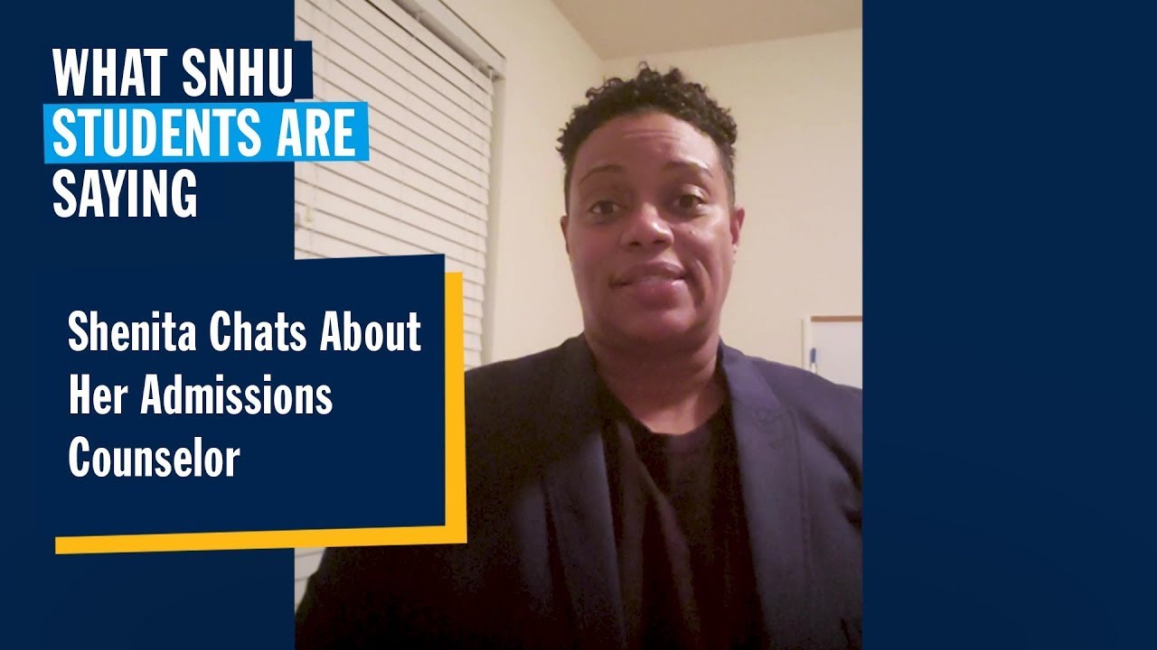 SNHU College Admissions Counselor Impresses Shenita - YouTube