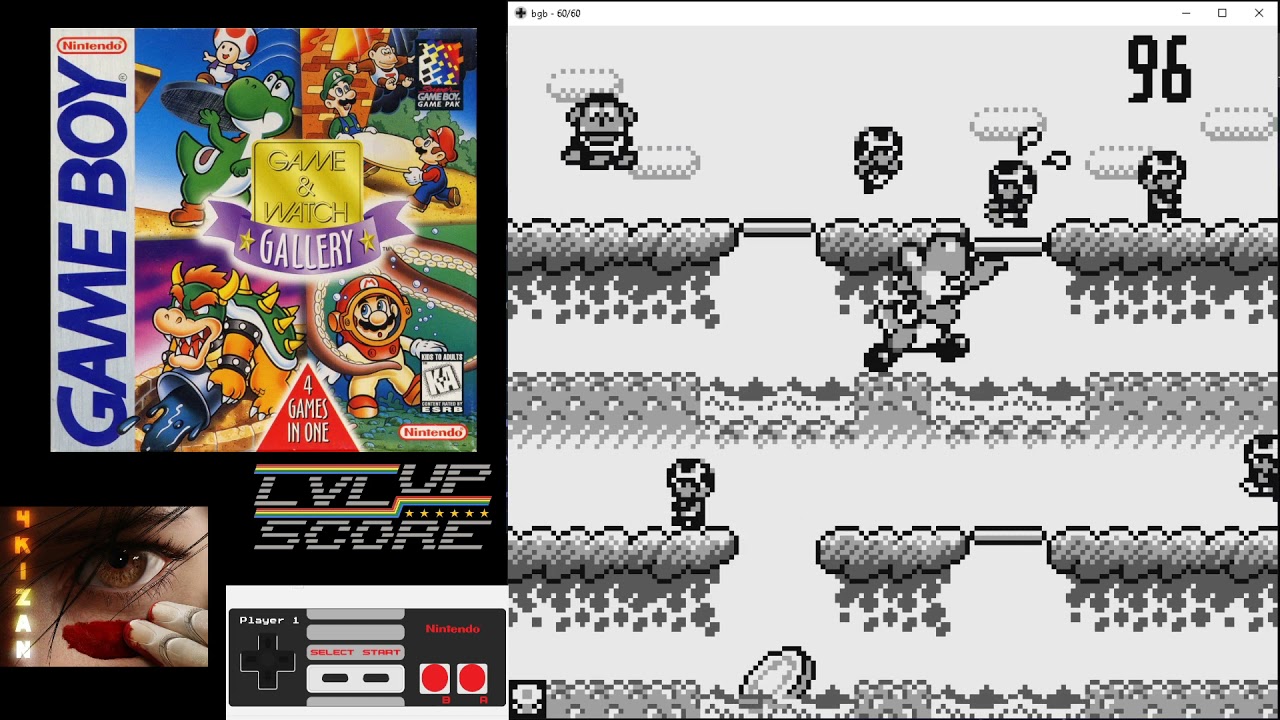 HIGHSCORE - Game & Watch Gallery 1 - GameBoy - Manhole 268pts (Modern ...