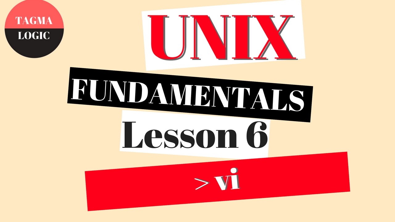 Unix Linux Tutorial Command Learn Fast Fundamentals Vi Tutorial Lesson 6 Youtube 6210