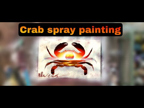 Crab Spray Painting - YouTube
