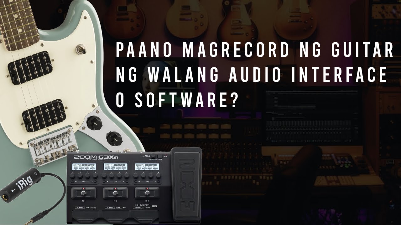 Paano Magrecord ng Guitar ng Walang Audio Interface or Software? Gamit ...