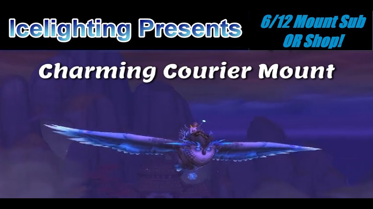 NEW! Charming Courier Mount - Swoop Battler per (Classic) - 6/12 sub or ...