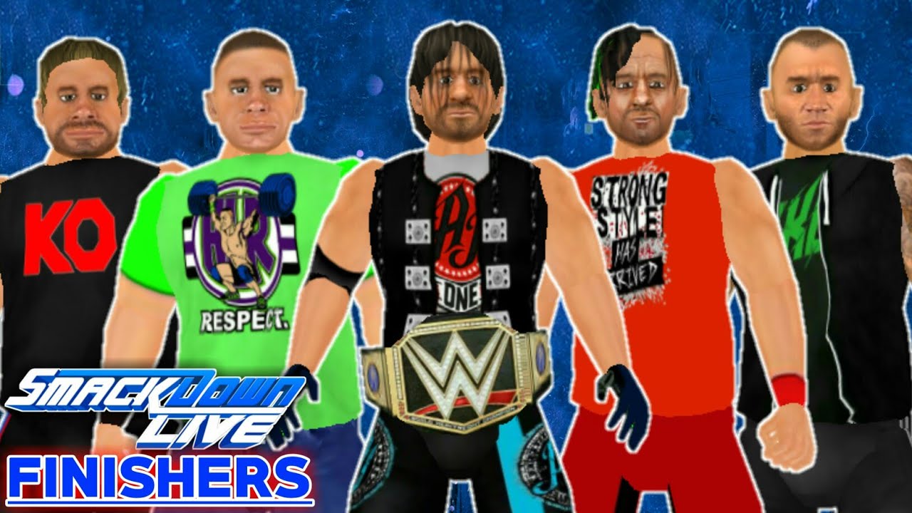 SmackDown LIVE - Finishers | WR3D - YouTube