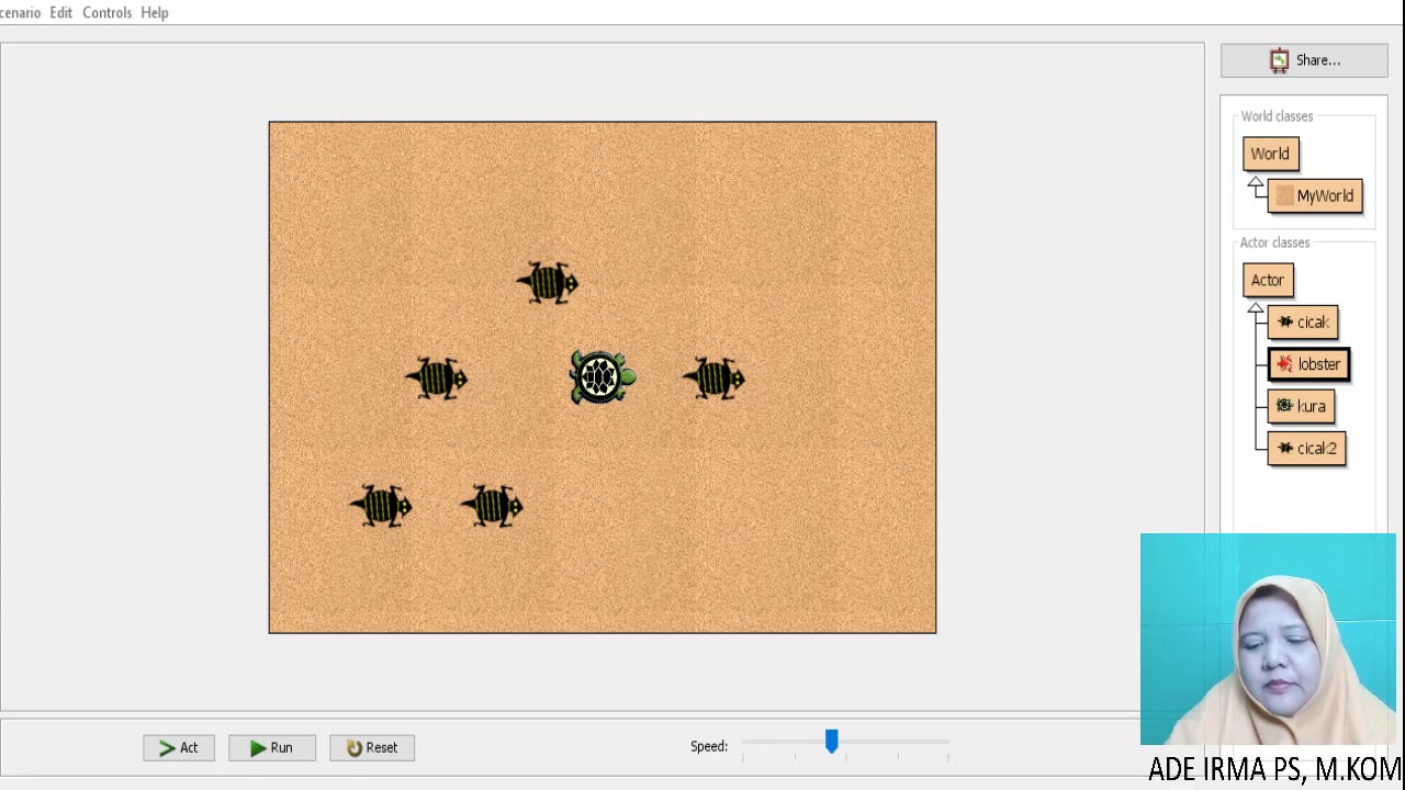 Tutorial 6 : Mendefinisikan Metode di greenfoot - YouTube