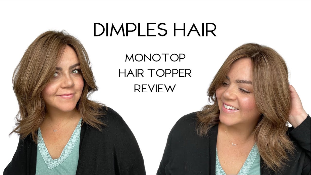 Monotop Hair Topper Review from Dimples Hair - YouTube