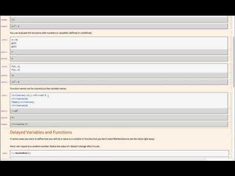 Defining Functions in Mathematica - YouTube