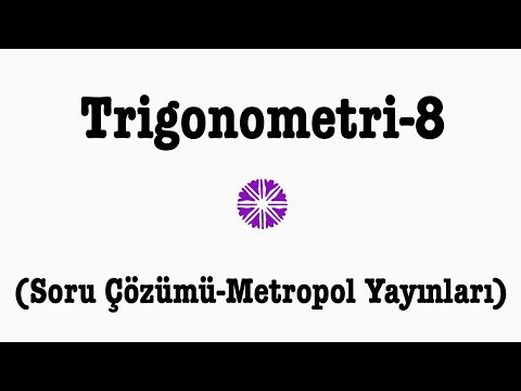 YÖS MAT-2(TRİGONOMETRİ-8,Metropol Yayınları)