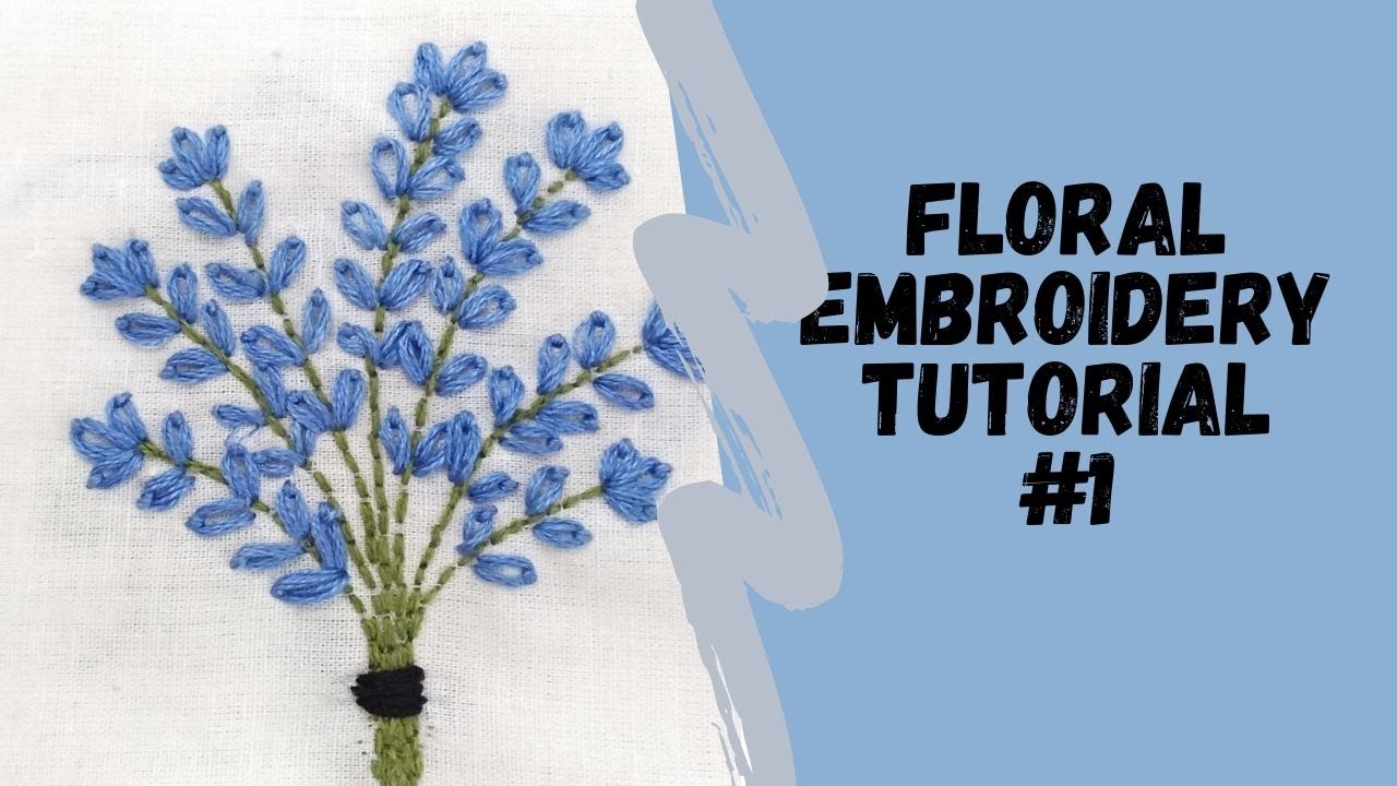 Amazing Flower Hand Embroidery | Floral Embroidery Tutorial Series: 1 ...