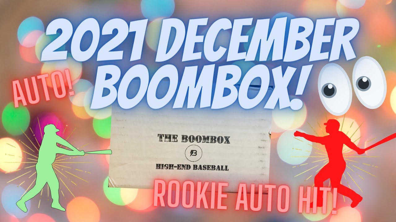 2021 December BoomBox Baseball Card Subscription Box!! - YouTube
