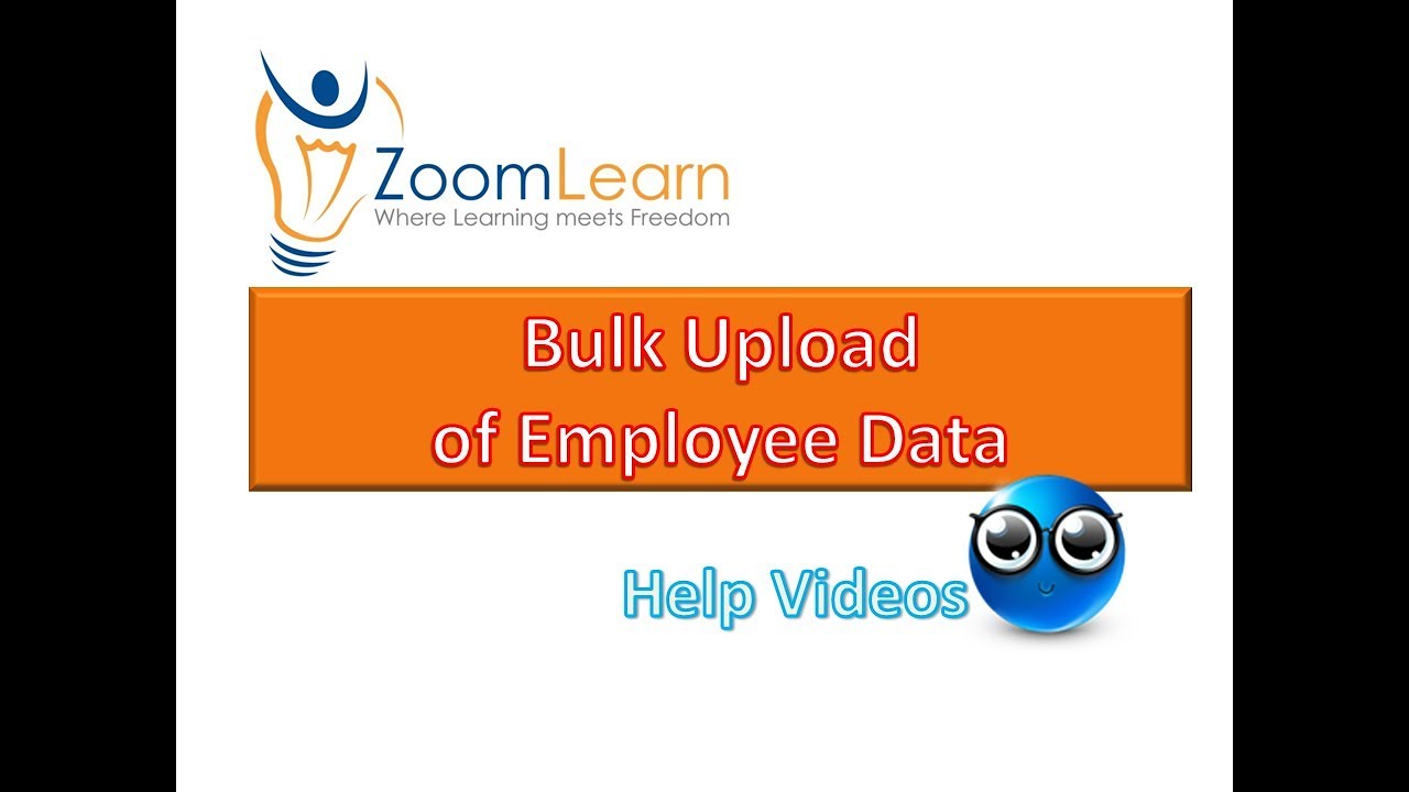 Bulk Upload of Employee Data - YouTube