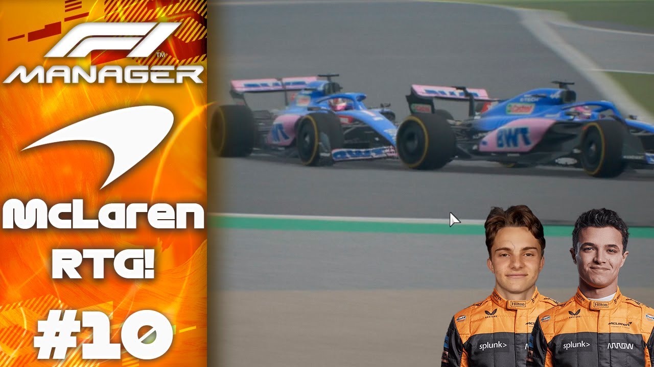 THE ALPINE'S COLLIDE! F1 Manager McLaren Career S1 R10 British GP ...