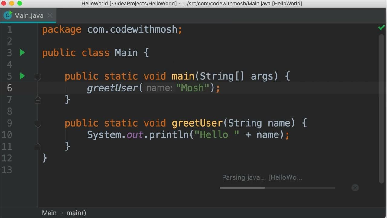 Java #44 - Creating Methods [By Mosh Hamedani] - YouTube