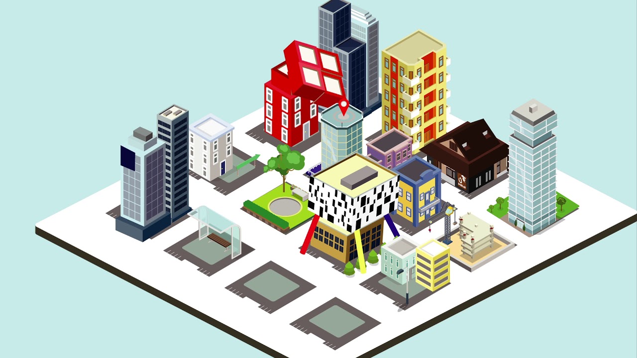 [Queen&Simcoe] Downtown Toronto Animation - YouTube